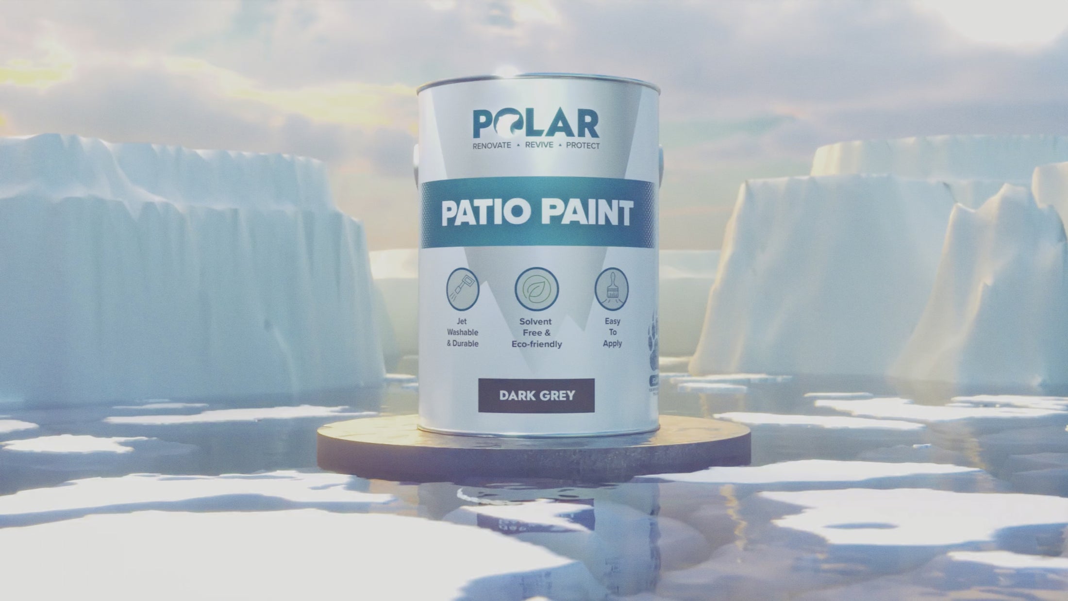 Polar Patio Paint - Weatherproof Outdoor floor Coating – Polar ...